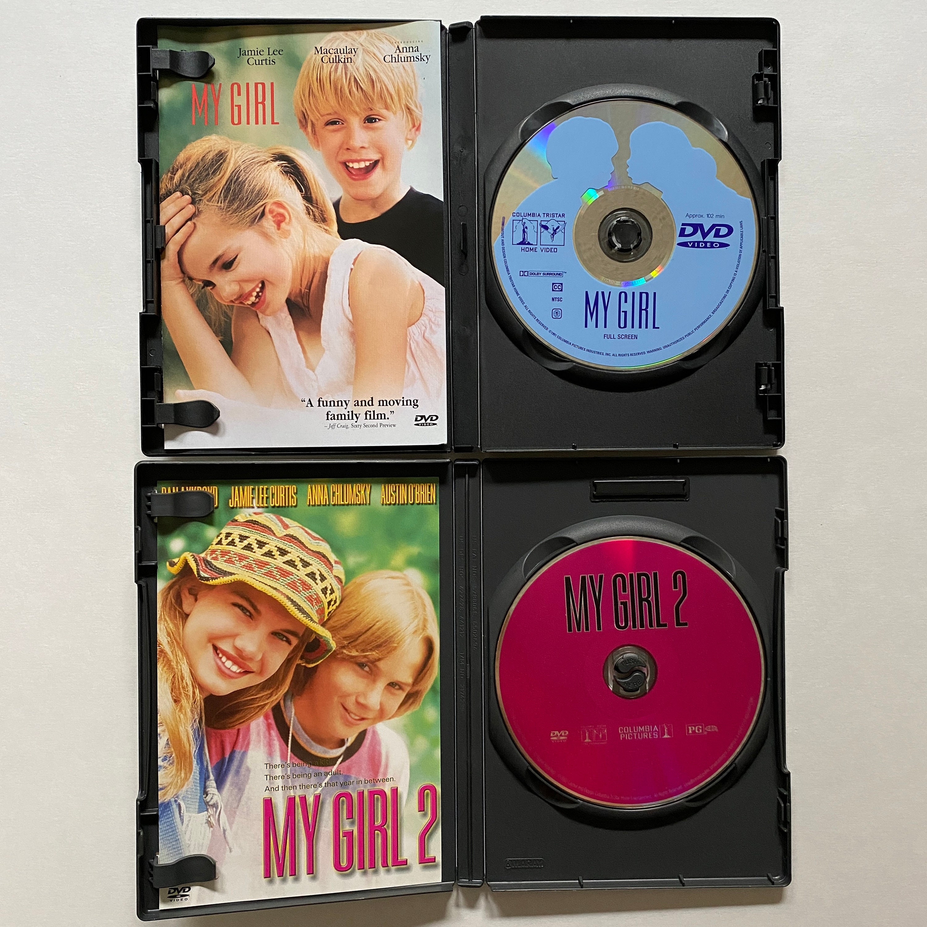 My Girl 1 2 Dvds Cult Classic Preteen Drama Films About Loss - Etsy