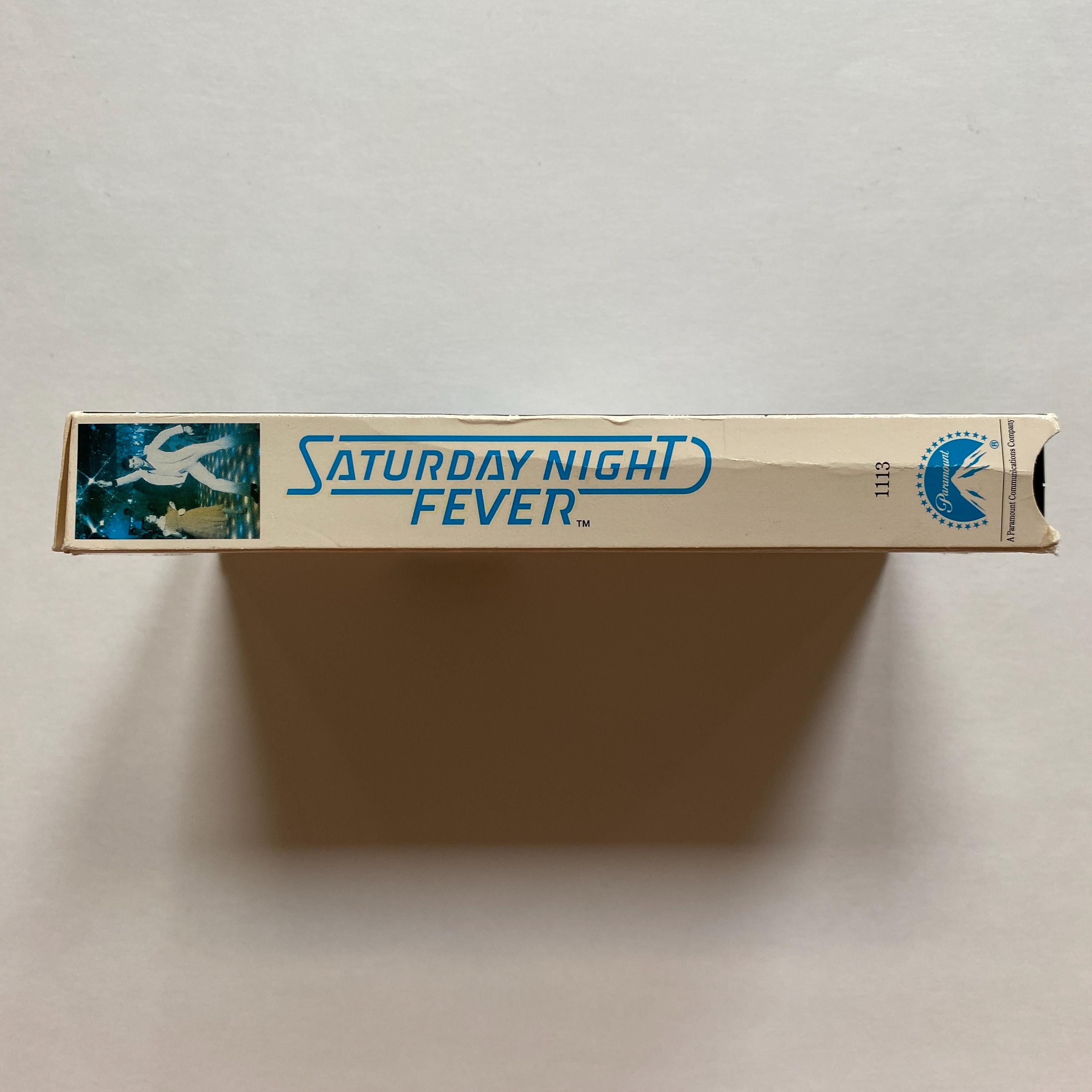 Saturday Night Fever VHS Movie Classic 1970s Film Starring John ...