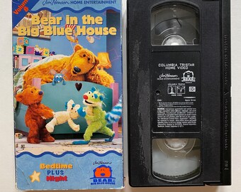 Bear in the Big Blue House VHS 90s Tapes Jim Henson - Etsy