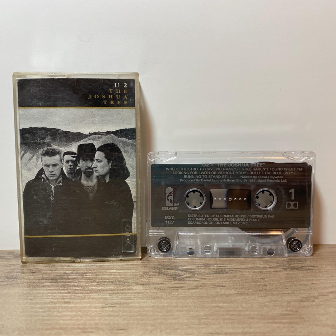 U2 the Joshua Tree Cassette Tape Rock Music Album 1987 - Etsy