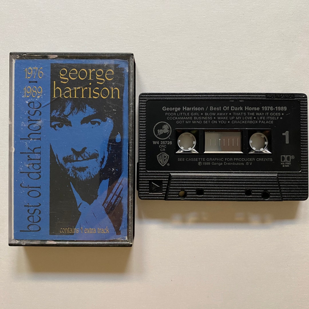 George Harrison Best of Dark Horse Cassette Tape 1989 Compilation Rock ...