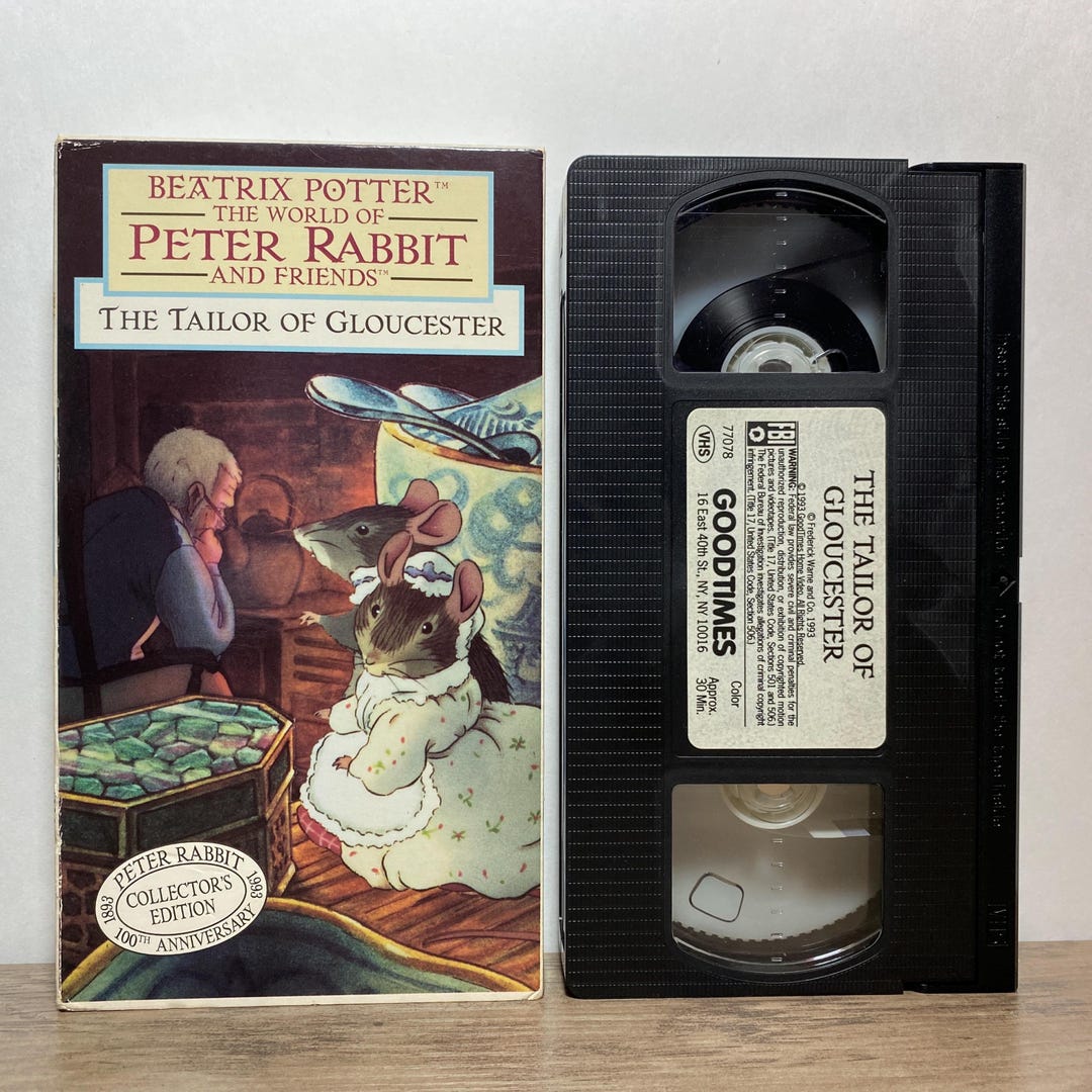 Beatix Potter the World of Peter Rabbit the Tailor of Gloucester VHS ...