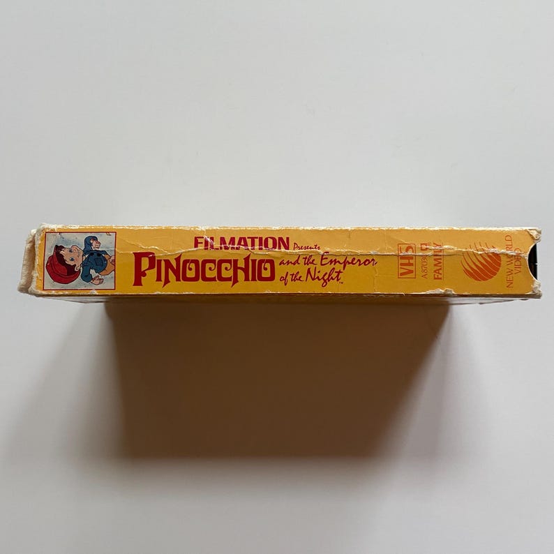Pinocchio and the Emperor of the Night VHS Filmation With Rickie Lee ...