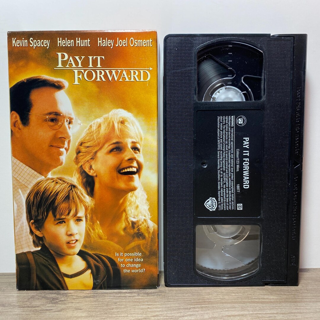 Pay It Forward VHS Video Movie 2000 Feel Good Family Movie Drama - Etsy