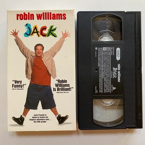 1996 Jack VHS Video Family Comedy Drama Movie Robin Williams - Etsy