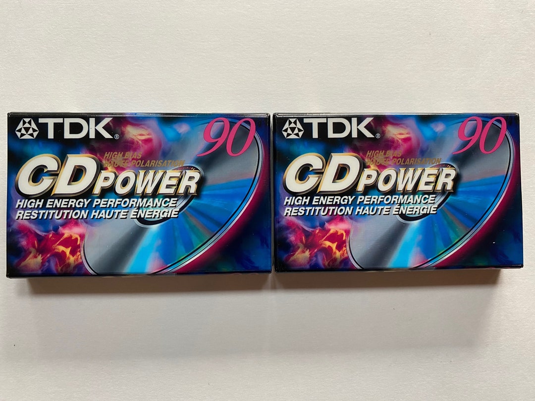 TDK 90 CD Power Blank Cassette Tapes for Recording Audio High - Etsy