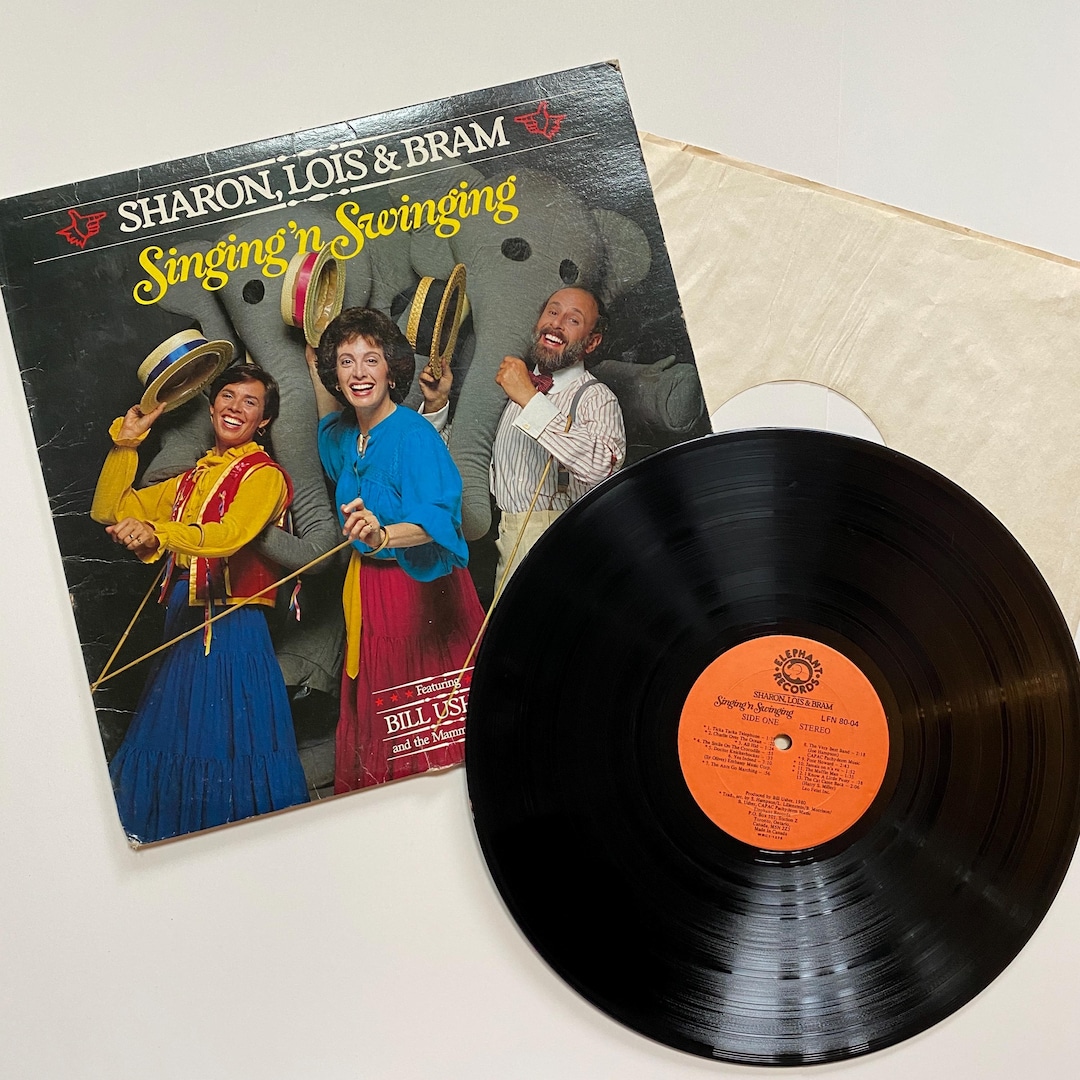 Sharon Lois and Bram - Singing N Swinging Vinyl Record Kids Music 1980 ...