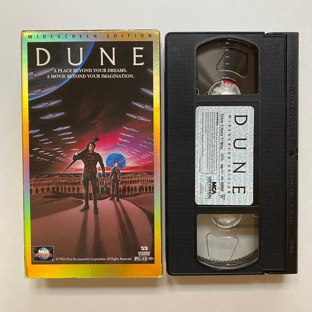 Dune VHS Video 1997 David Lynch Science Fiction Film - Etsy