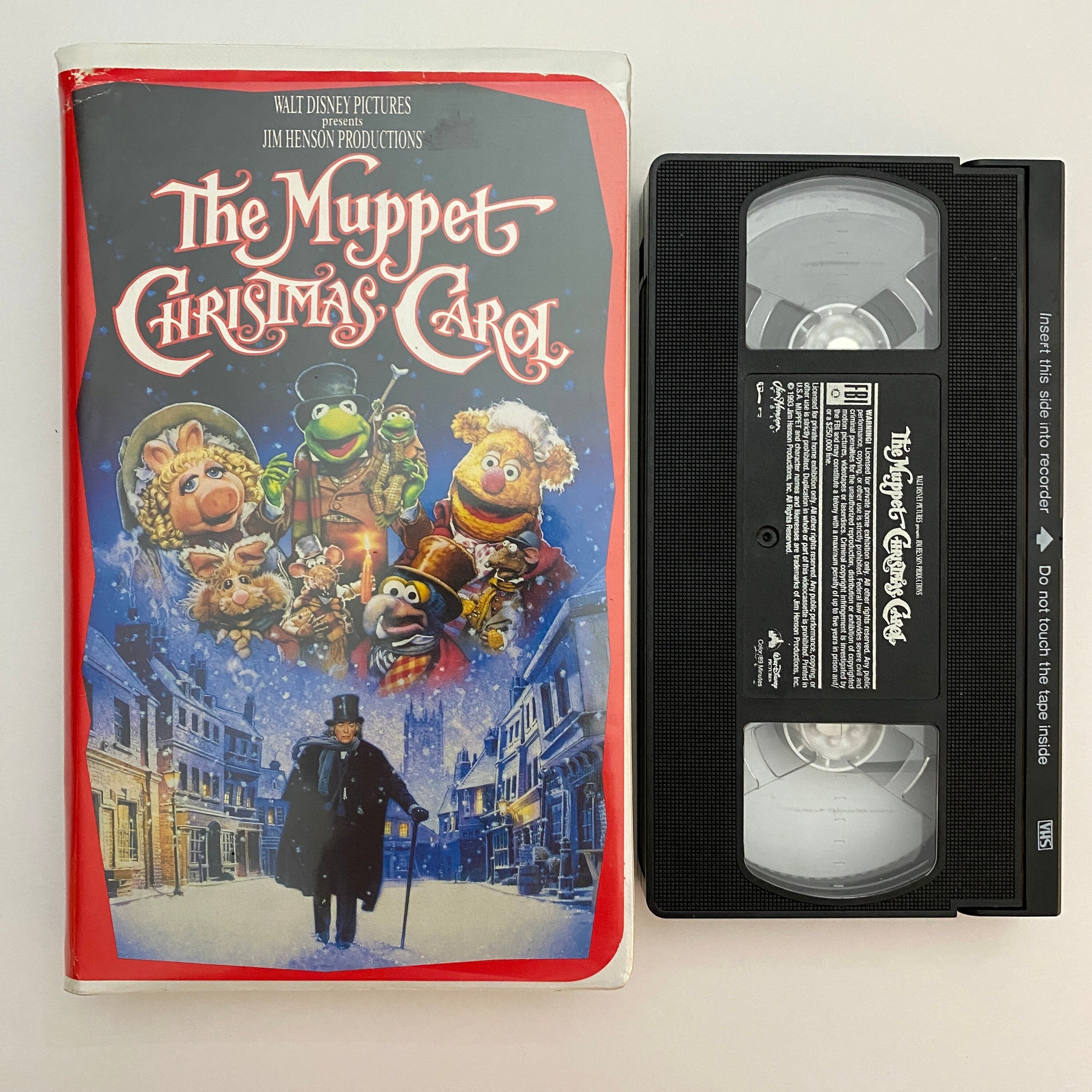 A Muppet Christmas Carol VHS Xmas Holiday Movie Kids Classic 1992 - Etsy