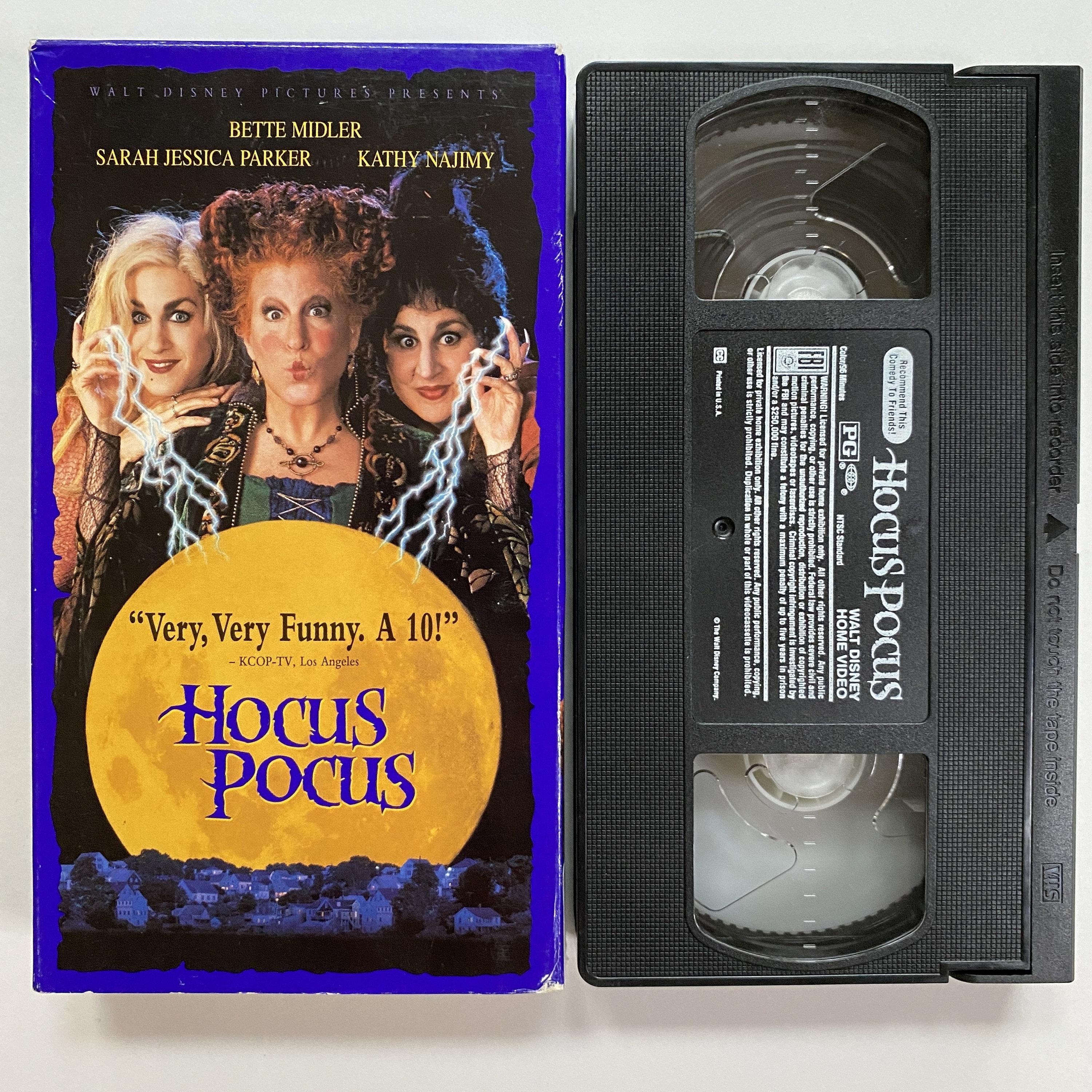 Hocus Pocus VHS Video Halloween Family Movie Film - Etsy