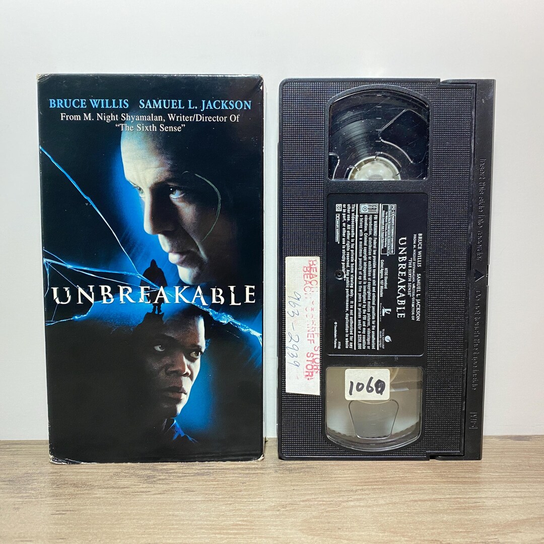 Unbreakable VHS Video 2000 Super Hero Thriller Action Movie - Etsy