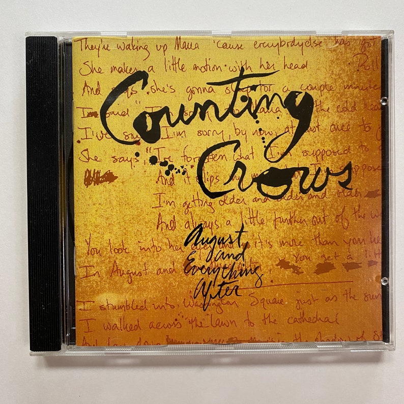 Counting Crows August and Everything After CD Music Album 1993 - Etsy