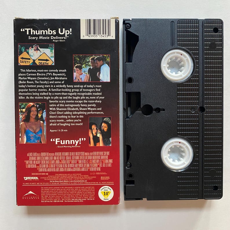 Scary Movie VHS Video 2000 Parody Comedy Film - Etsy
