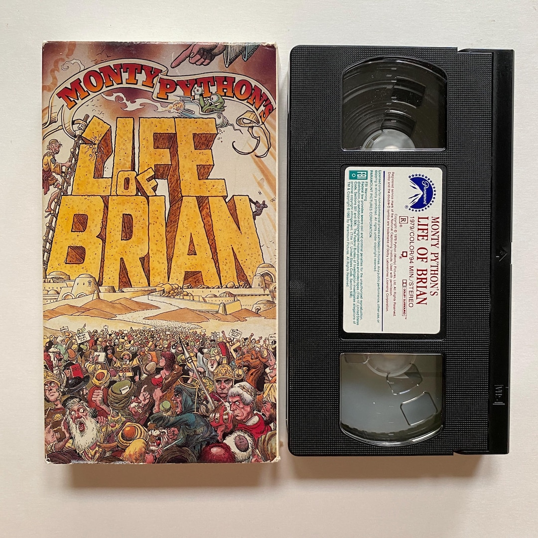 Monty Pythons Life of Brian VHS Comedy Film 1979 - Etsy