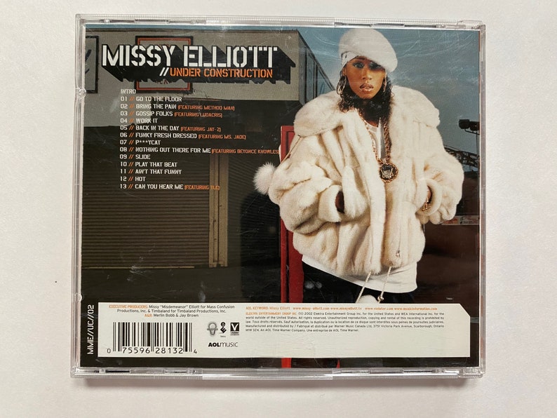 Missy Elliot Under Construction CD 2002 Music Album Hip Hop - Etsy