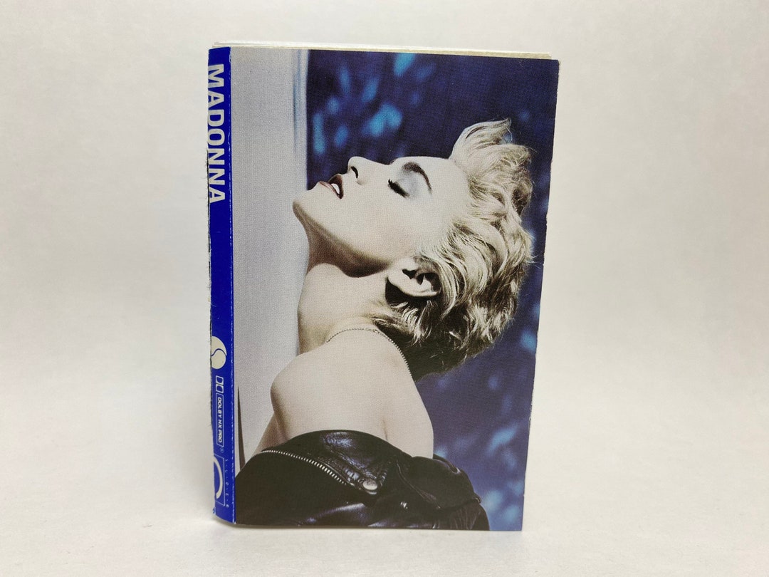 Madonna Upcycled Cassette Tape Notebook Notepad Handbound - Etsy