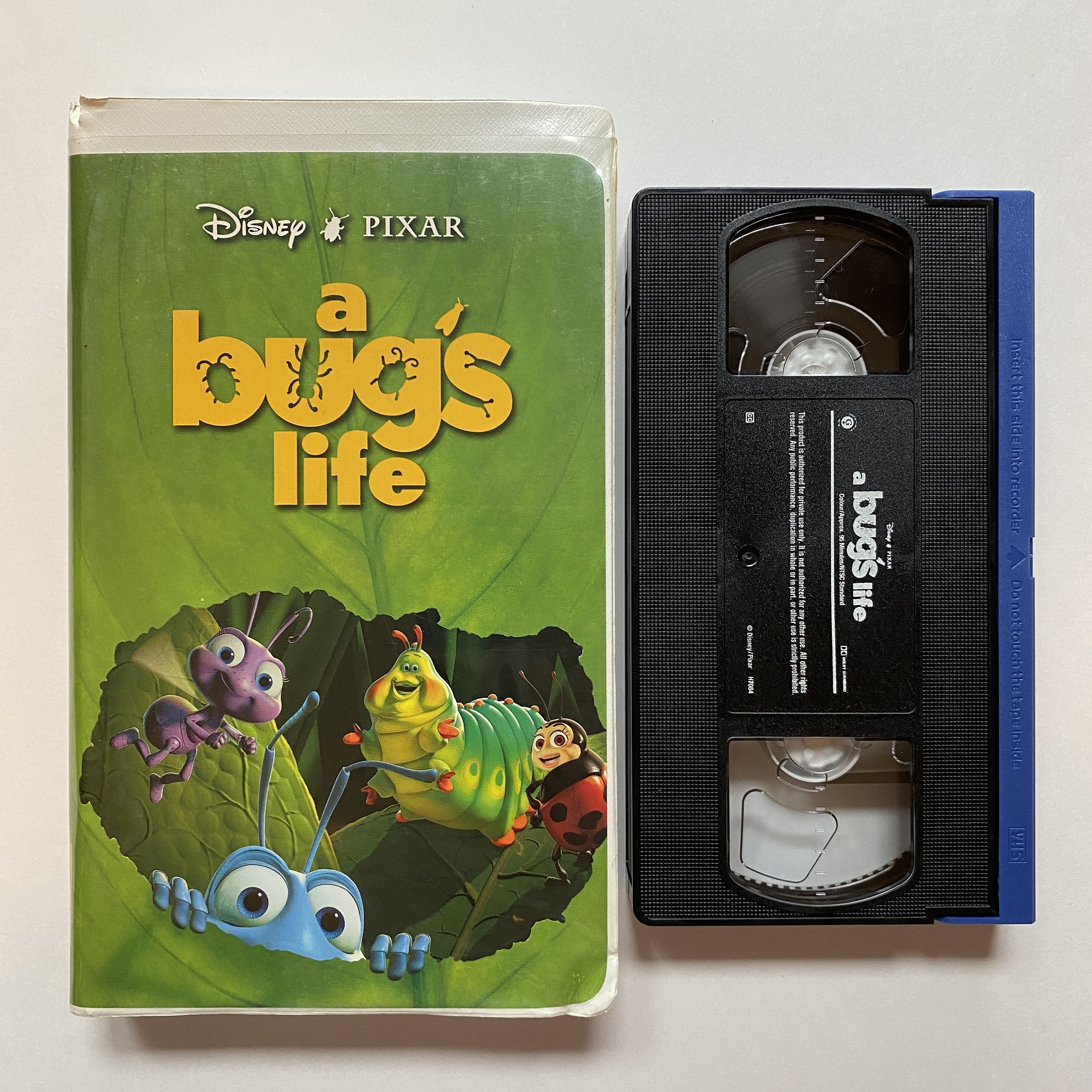 1998 A Bugs Life VHS Disney Pixar Animated Classic Family Childrens ...