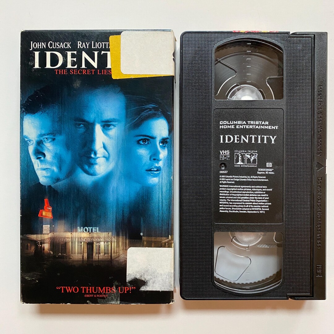 Identity VHS Horror Psychological Thriller Movie 2003 John Cusack Ray ...