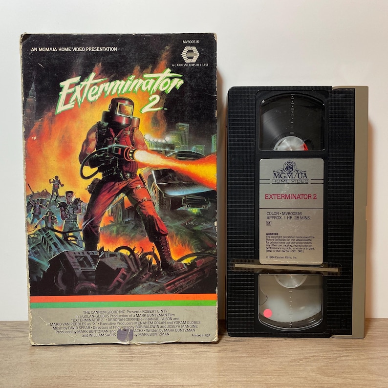 Exterminator 2 VHS Movie 1984 BIG BOX Original Sci Fi Thriller - Etsy