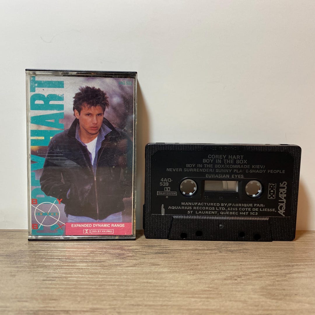 Corey Hart Boy in the Box Cassette Tape Rock Music Album 1985 - Etsy