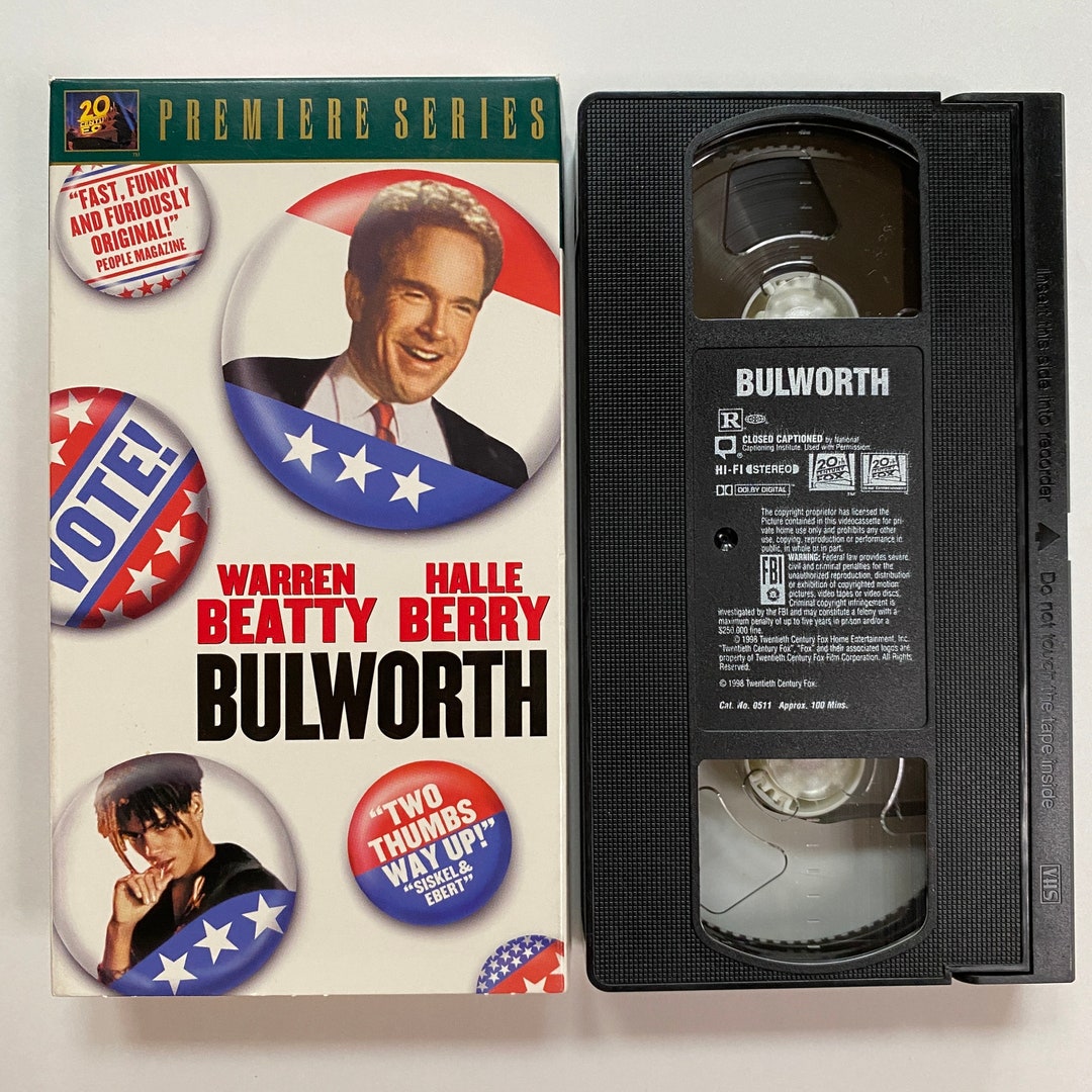 Bulworth VHS Movie 1998 Political Comedy Starring Warren Beatty - Etsy