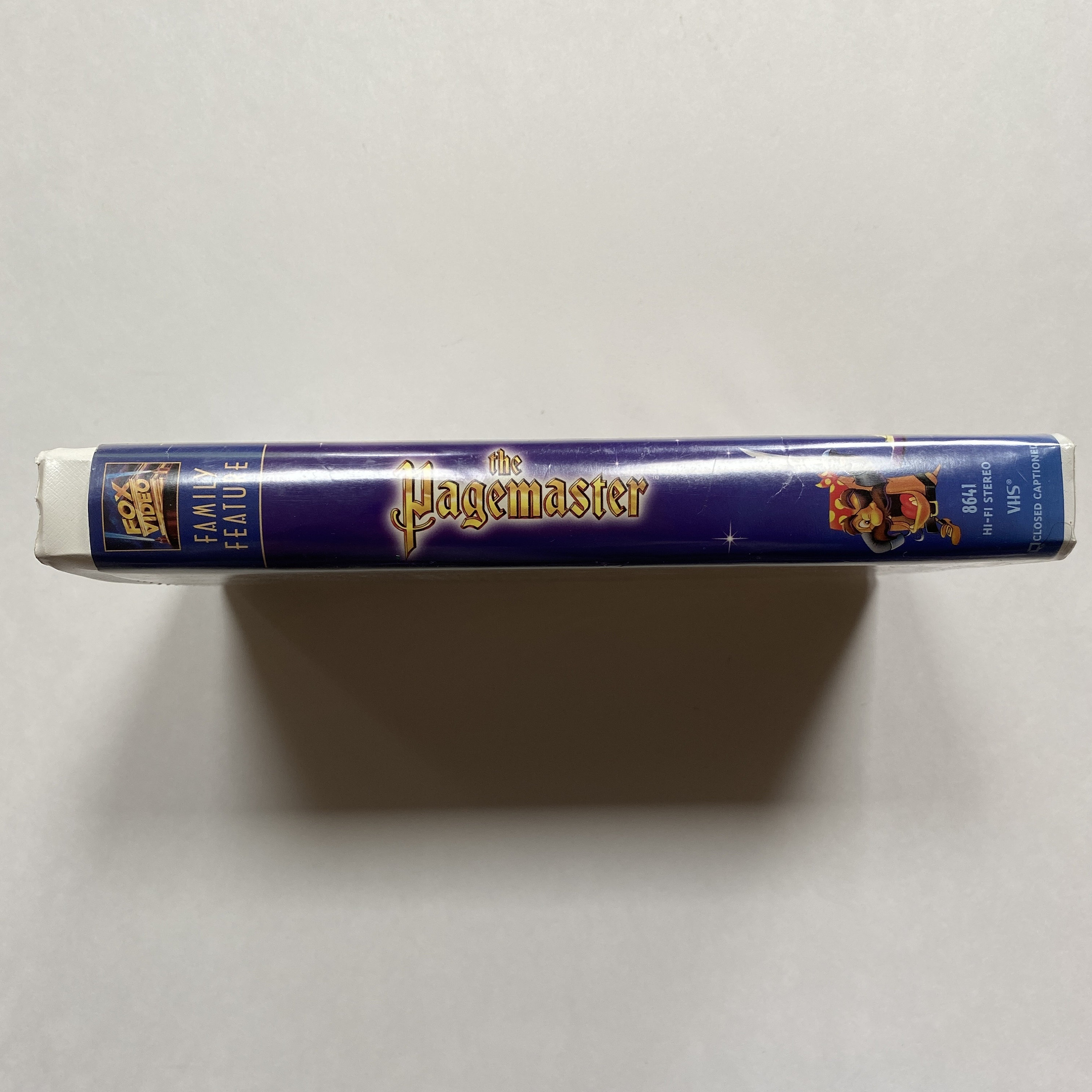 The Pagemaster VHS Video Clamshell Collector Case Kids Movie Macaulay ...