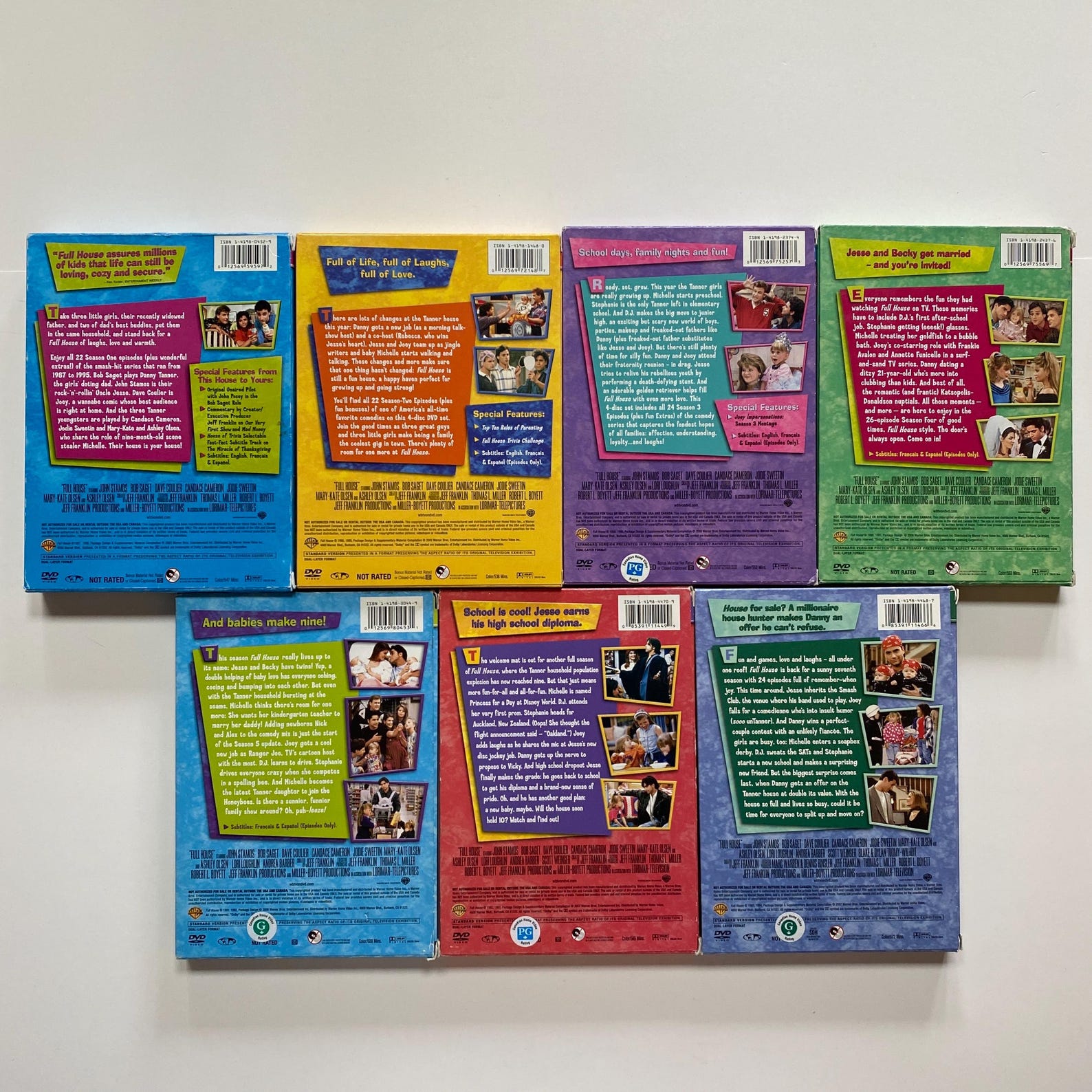 Full House Complete Series DVD Boxsets Seasons 1-7 - Etsy