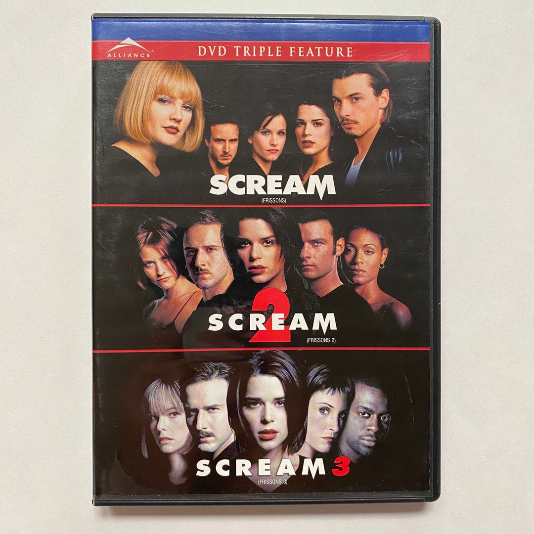 1999 Scream Triple Feature DVD 1 2 3 Movie Boxset - Etsy