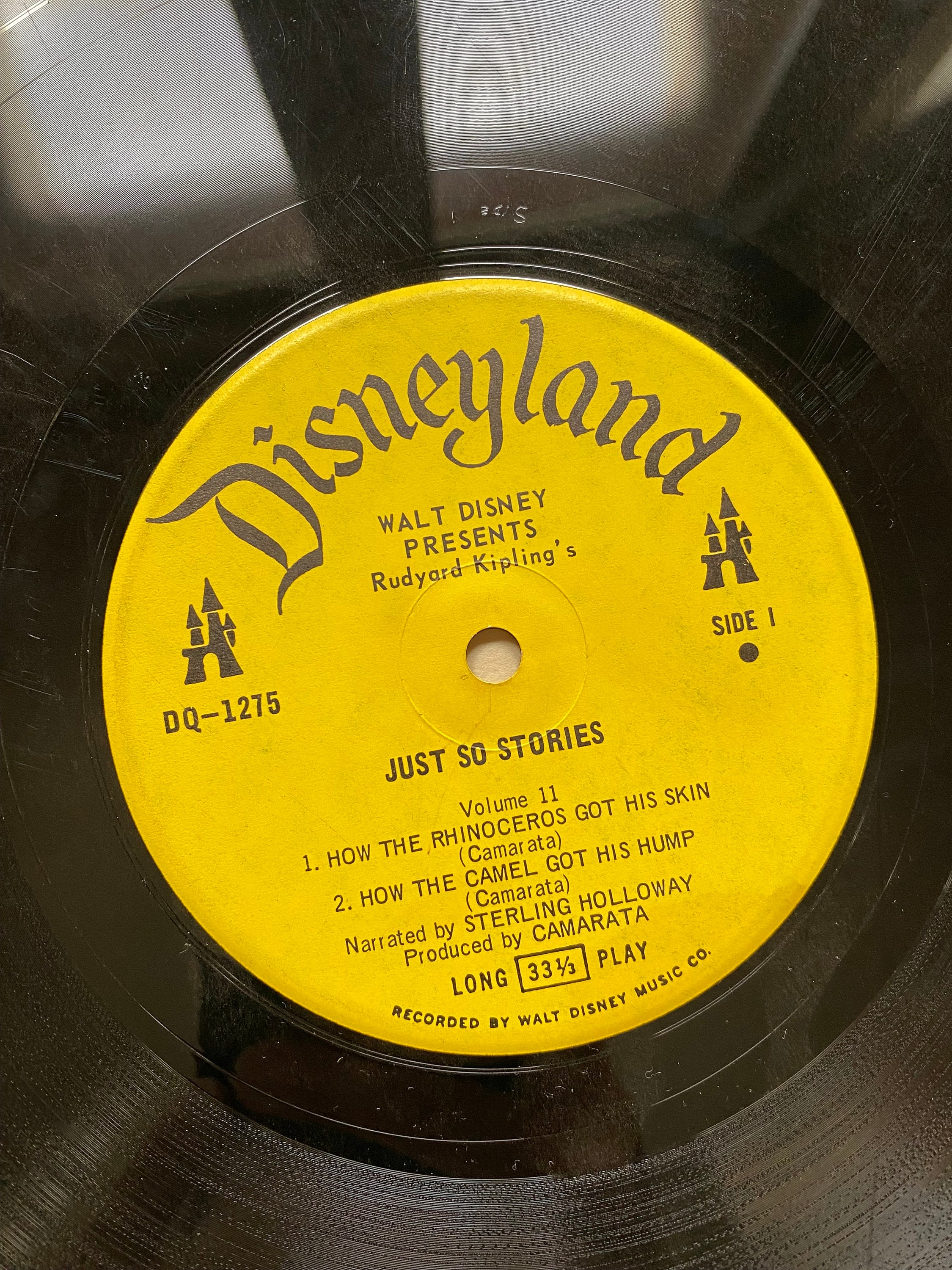 1964 Walt Disney Presents Rudyard Kiplings Just so Stories Vinyl Record ...