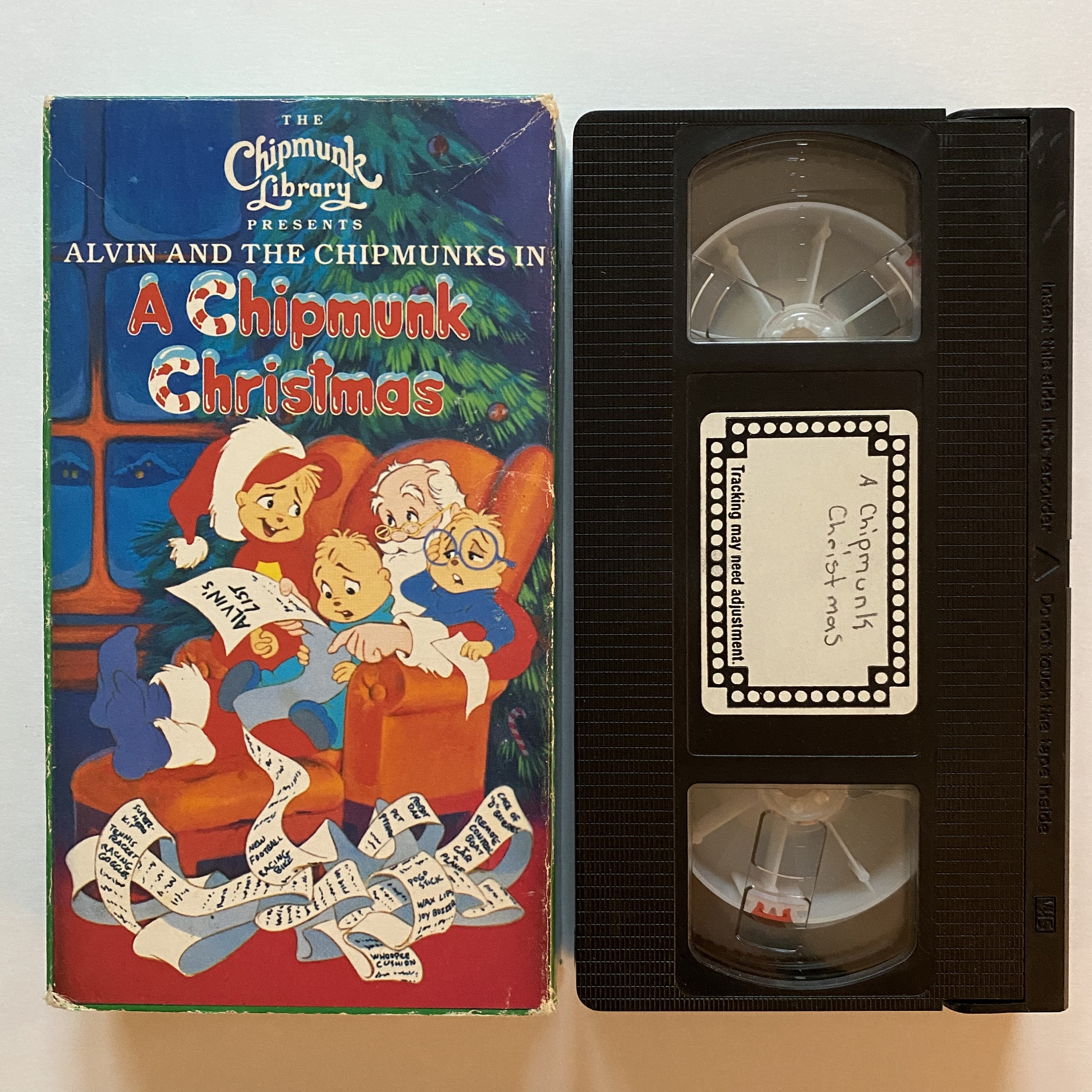 Chipmunk Christmas VHS the Chipmunk Library 1981 Kids Family Film - Etsy
