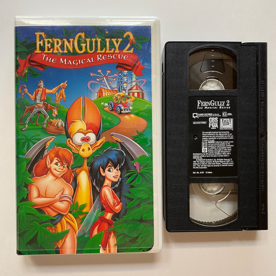 Fern Gully 2 the Magical Rescue VHS 1997 Animated Classic Family ...
