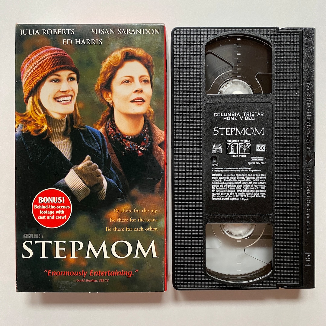 1998 Stepmom VHS Family Drama Comedy Film Movie Julia Roberts Susan Sarandon Ed Harris - Etsy