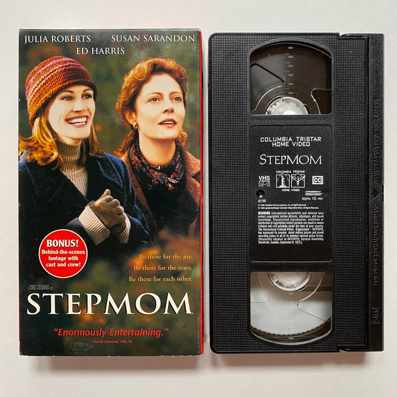1998 Stepmom VHS Family Drama Comedy Film Movie Julia Roberts Susan Sarandon Ed Harris - Etsy