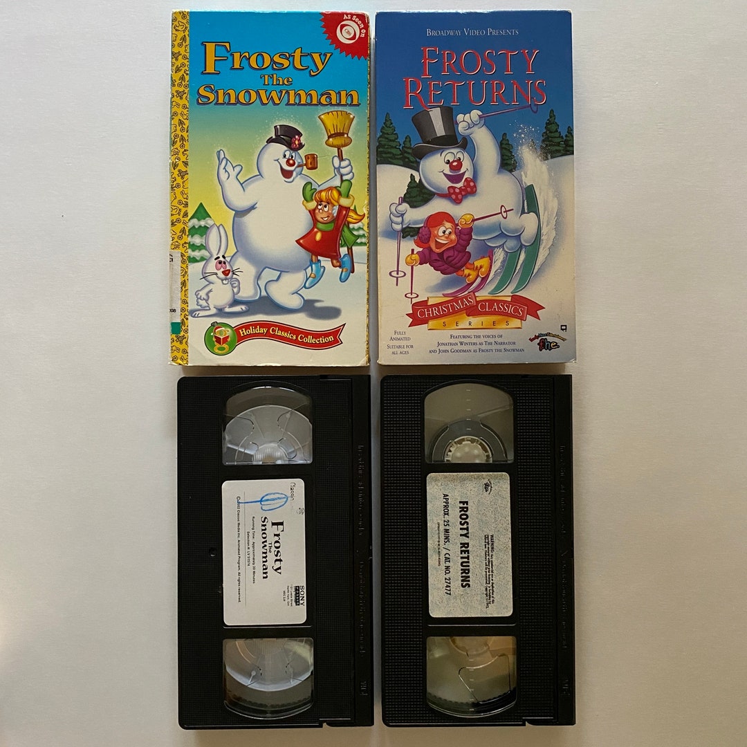 Frosty the Snowman and Frosty Returns VHS Videos Animated Childrens ...