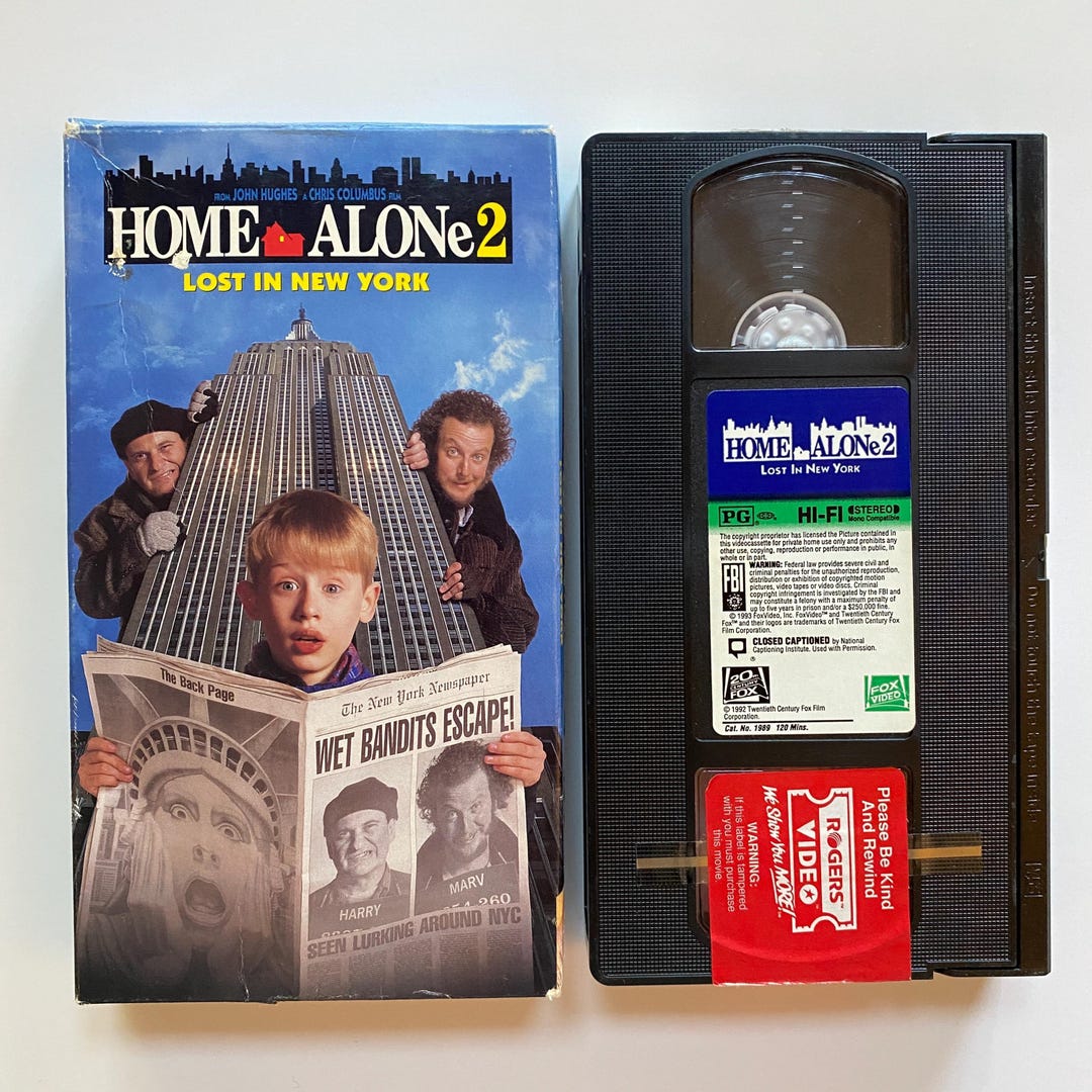 Home Alone 2 VHS Christmas Movie 1993 Family Classic - Etsy