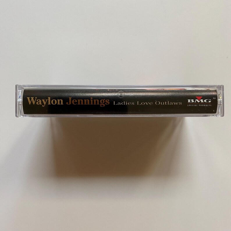 Waylon Jennings Ladies Love Outlaws Cassette Tape 1997 Classic Country ...