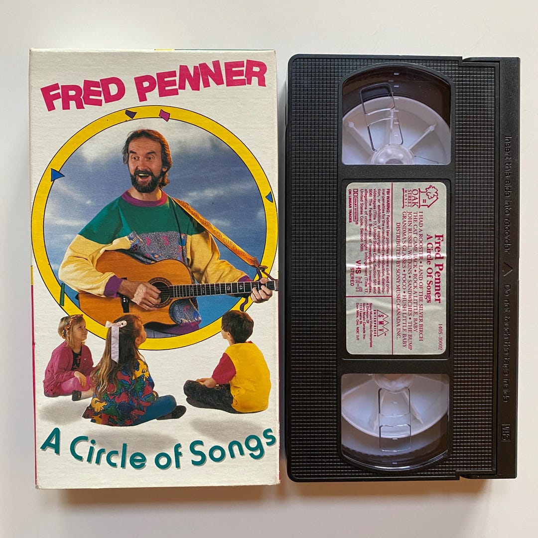 Fred Penner A Circle of Songs VHS 1990s Kids Video - Etsy