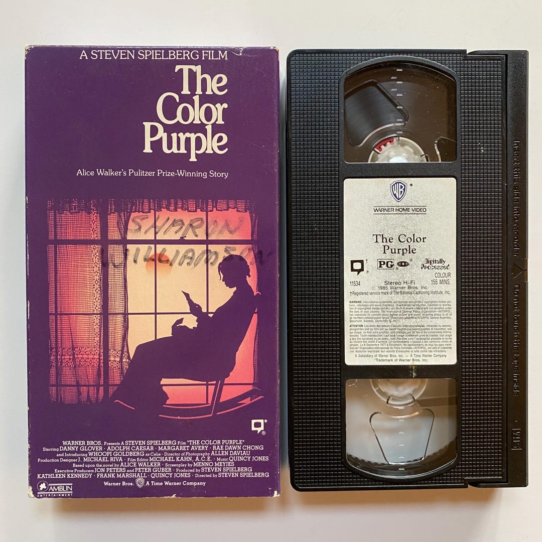 The Color Purple VHS American Drama by Alice Walker - Etsy