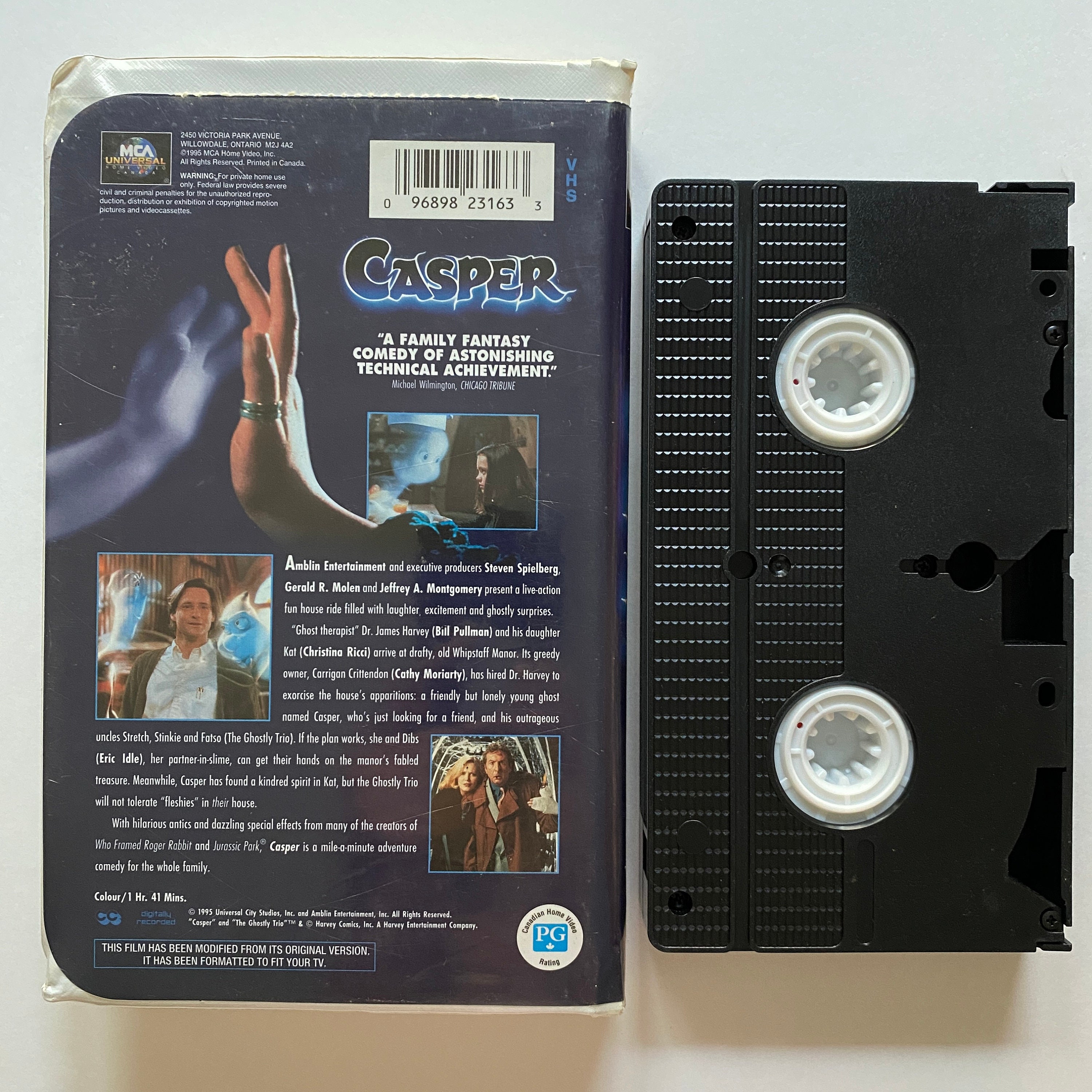 Casper VHS Video Childrens Halloween Film - Etsy