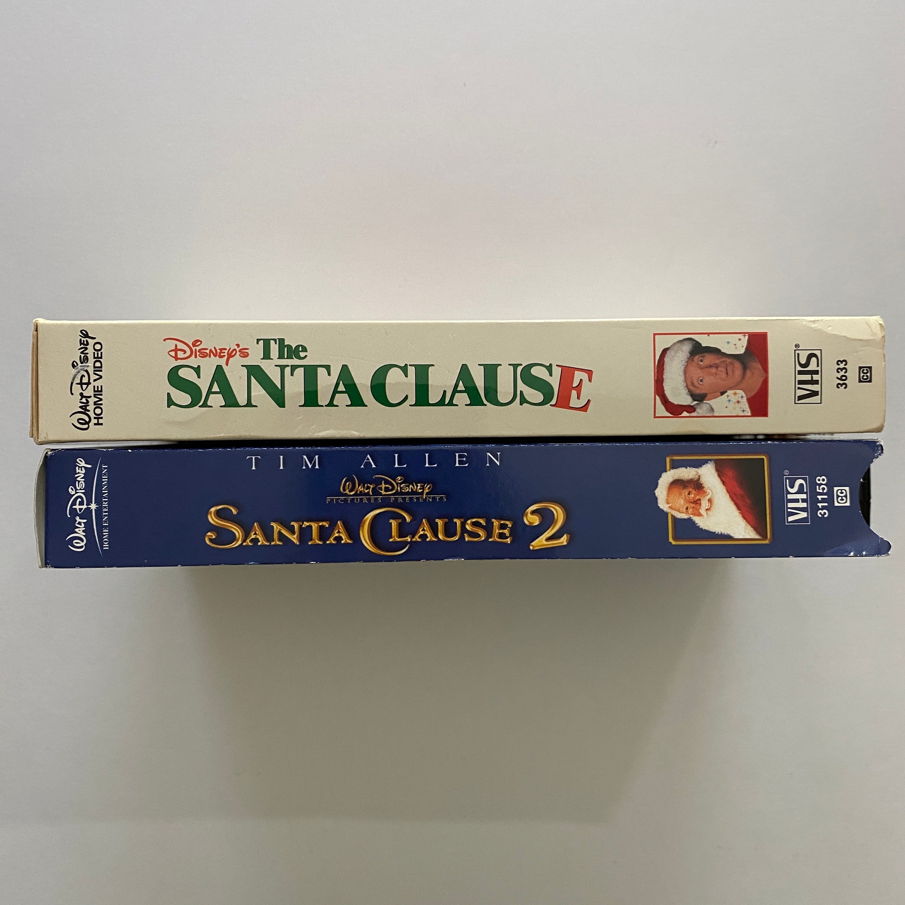 The Santa Clause 1 + 2 VHS Christmas Movies Comedy Family Holiday Films ...