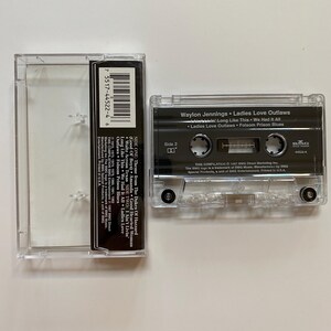 Waylon Jennings Ladies Love Outlaws Cassette Tape 1997 Classic Country ...