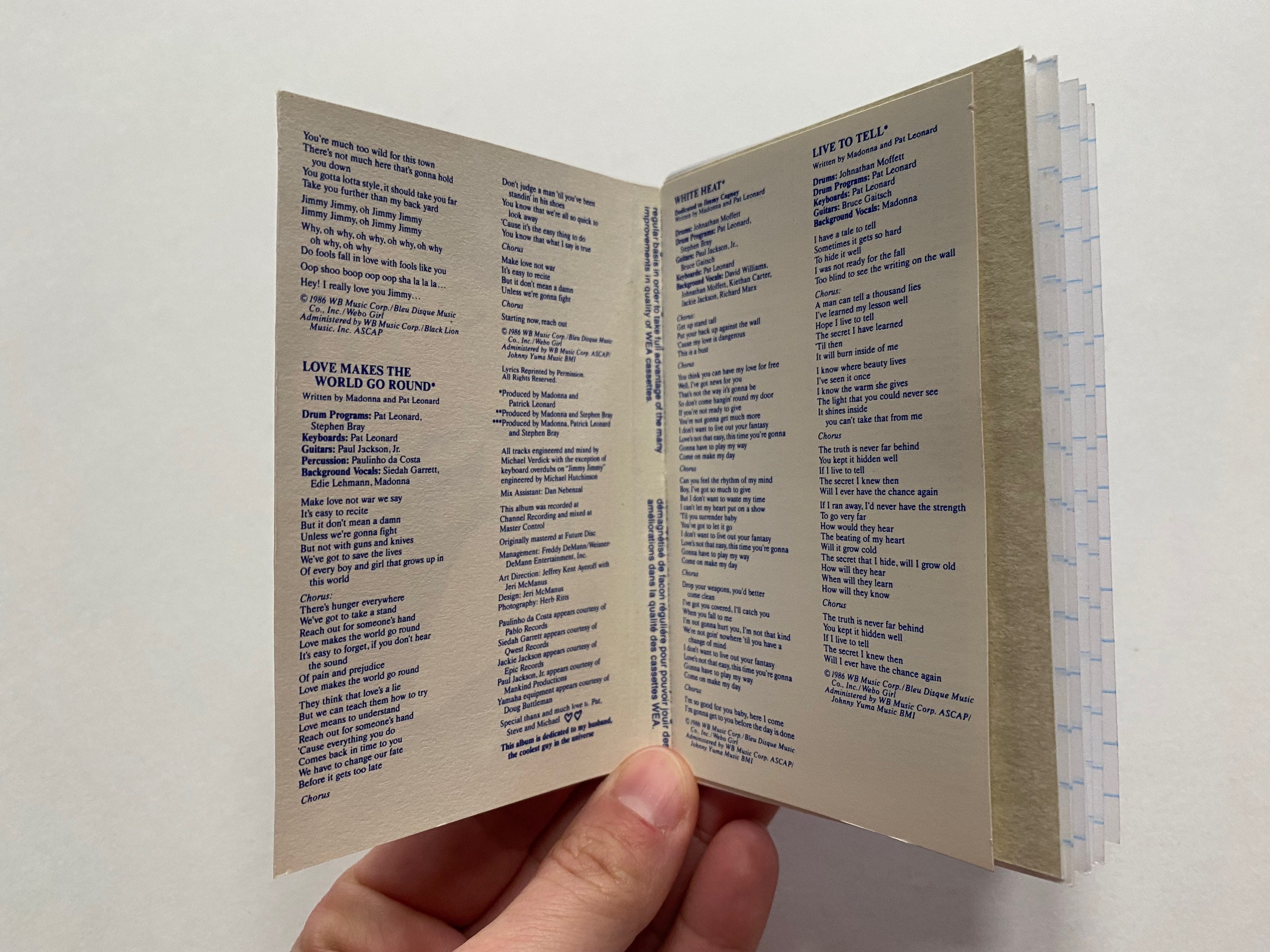 Madonna Upcycled Cassette Tape Notebook Notepad Handbound - Etsy