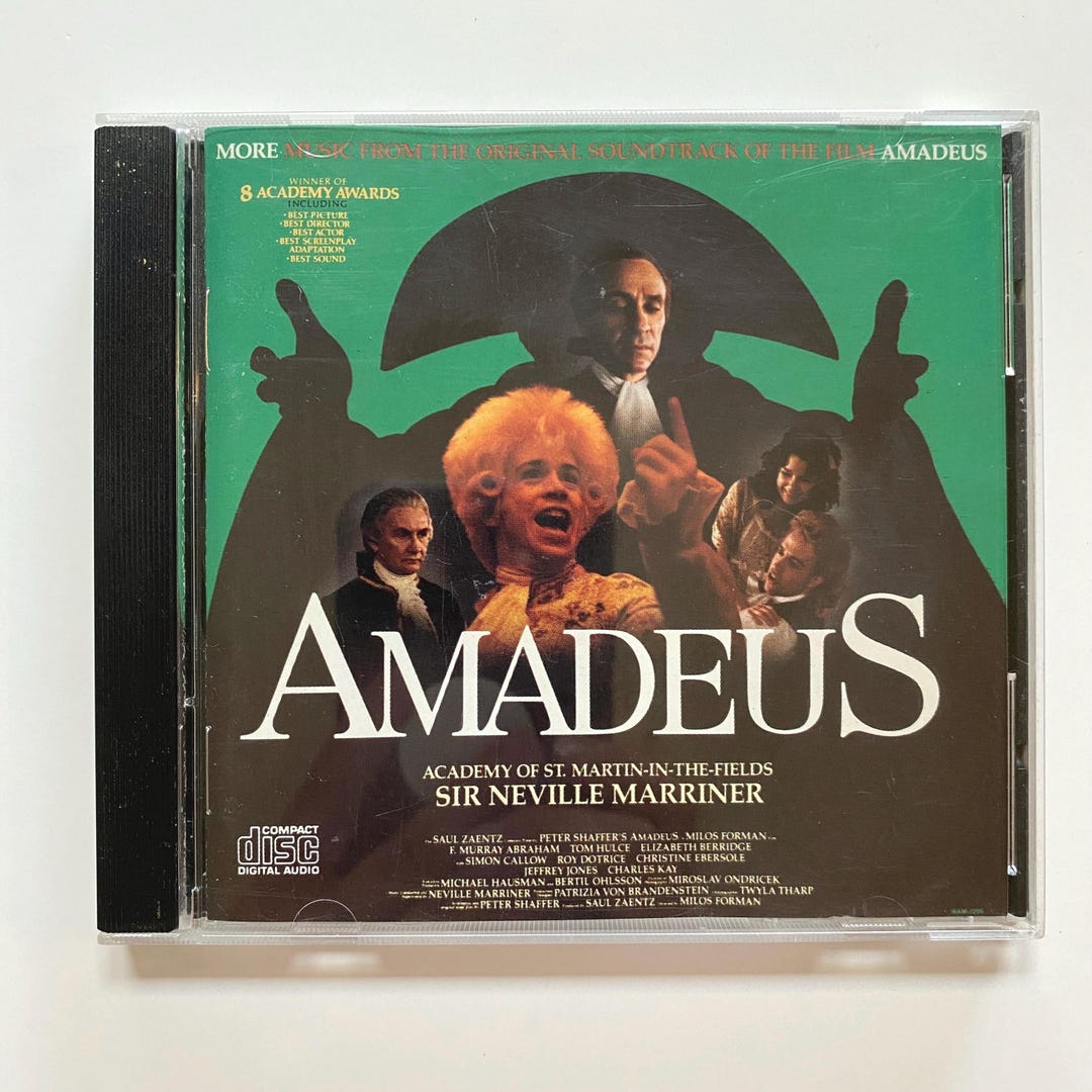 Amadeus Movie Soundtrack CD 1985 Re-release Classical Music Mozart - Etsy