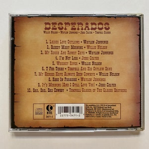 Desperados CD Featuring Willie Nelson Waylon Jennings Jessi Colter and ...