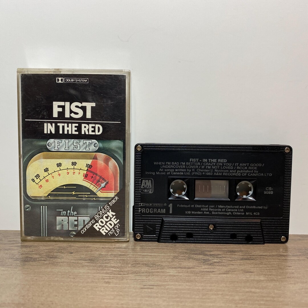 1983 Fist in the Red Cassette Tape Music Album Hard Rock - Etsy