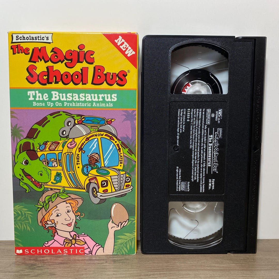 The Magic School Bus the Busasaurus VHS Video 1997 Kids Comedy TV ...
