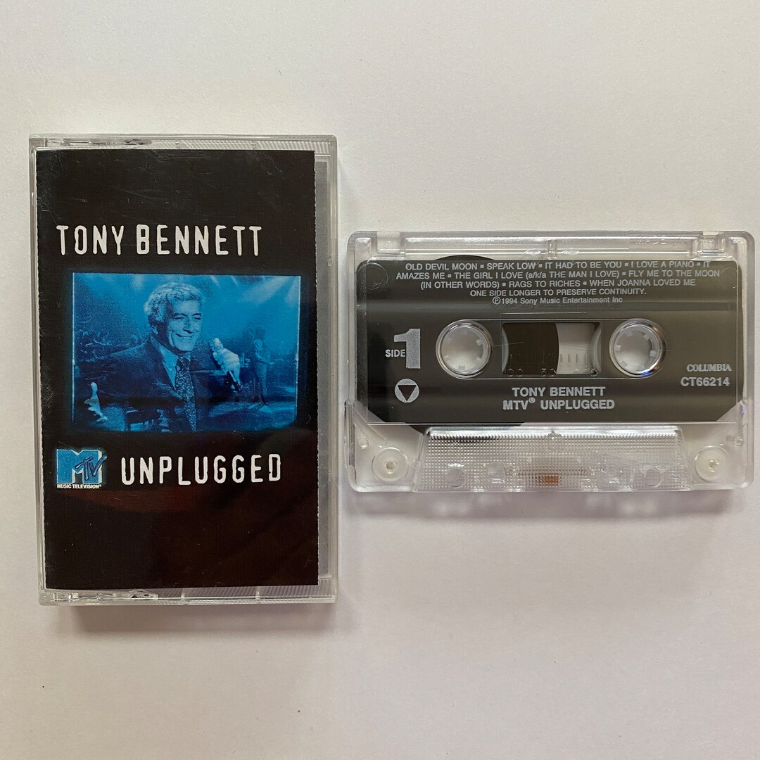 Tony Bennett Live MTV Unplugged Cassette Tape Easy Listening Classics ...