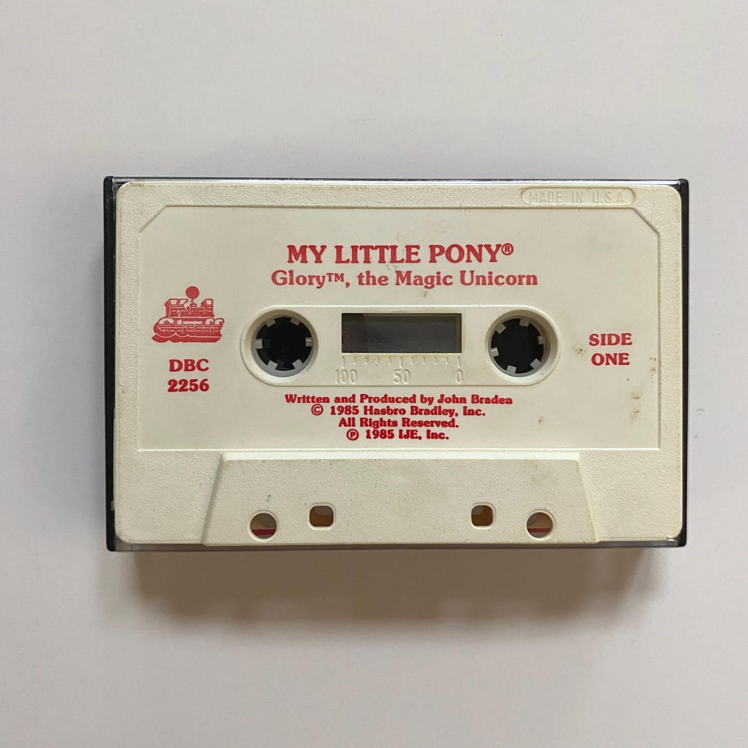 My Little Pony Glory the Magic Unicorn Cassette Tape Kids Read Along ...