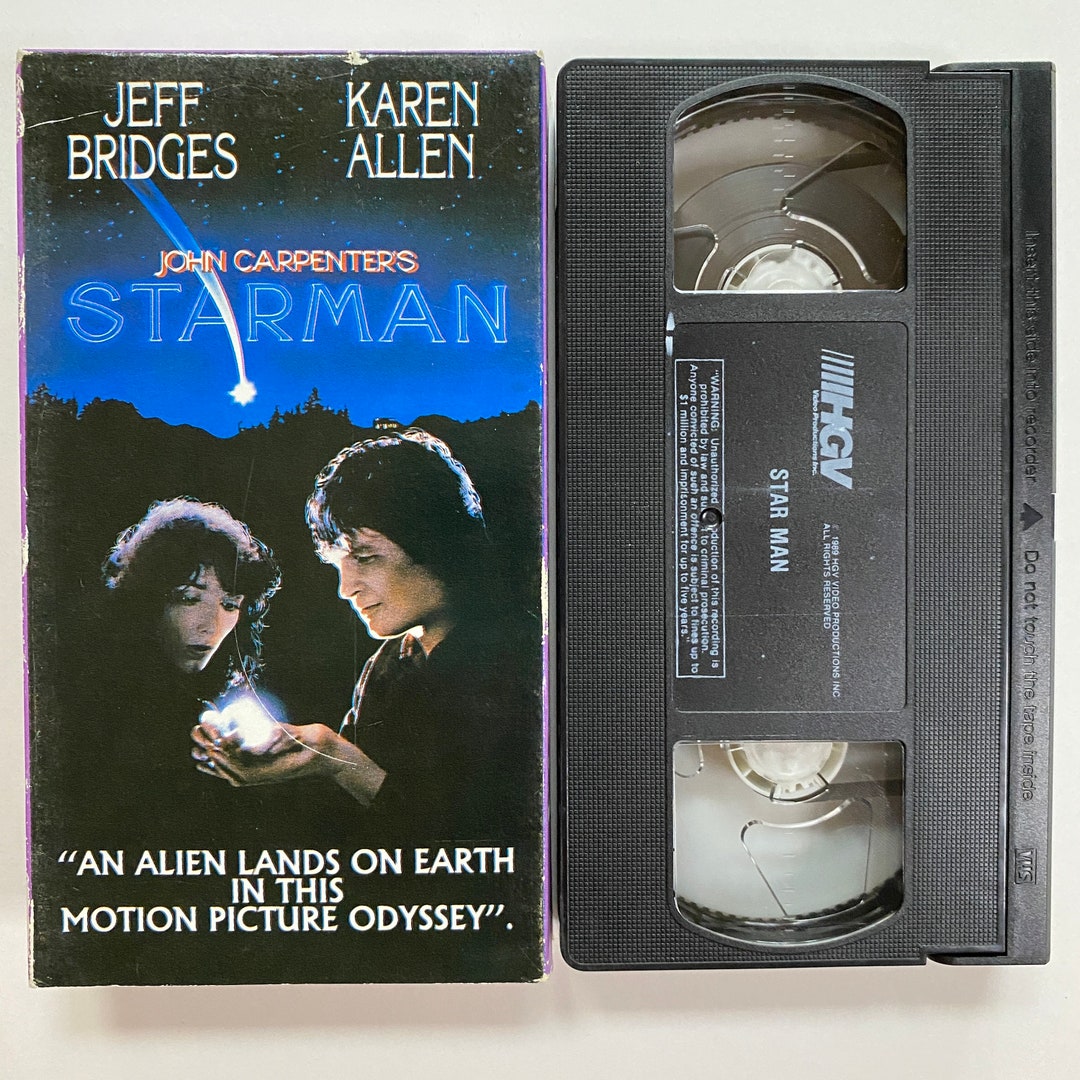 Starman VHS Video 1984 Science Fiction Romance Movie - Etsy