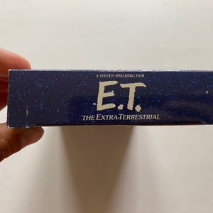 E.T the Extra Terrestrial VHS Video Movie 1982 Science Fiction Family ...
